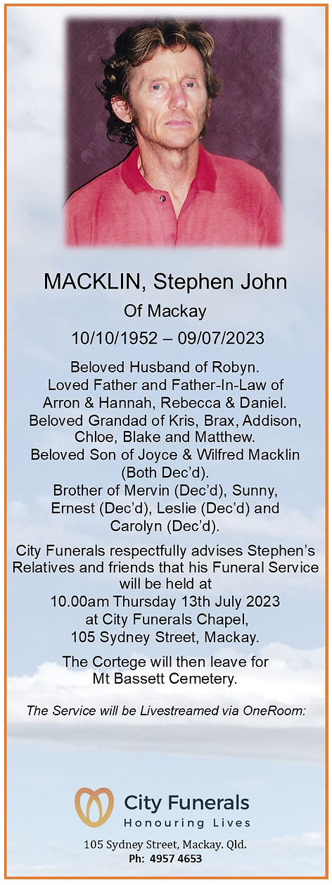 MackayFuneralNotices.com.au