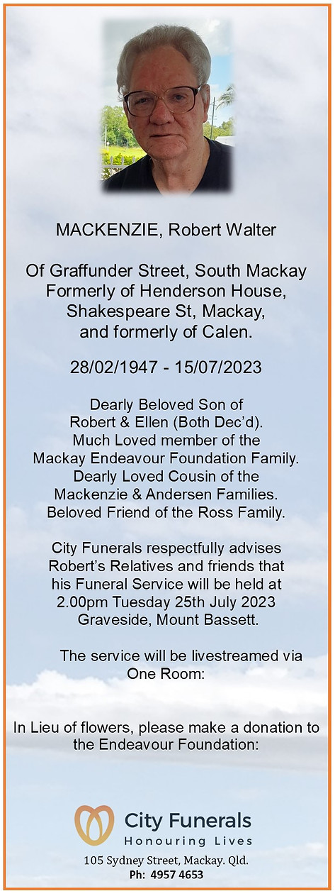 MackayFuneralNotices.com.au