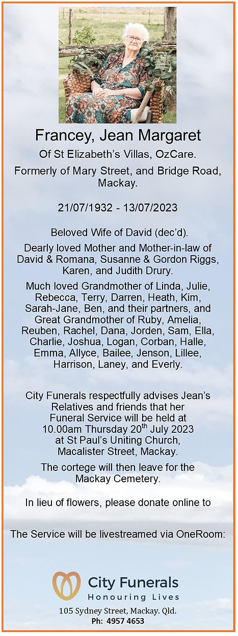 MackayFuneralNotices.com.au