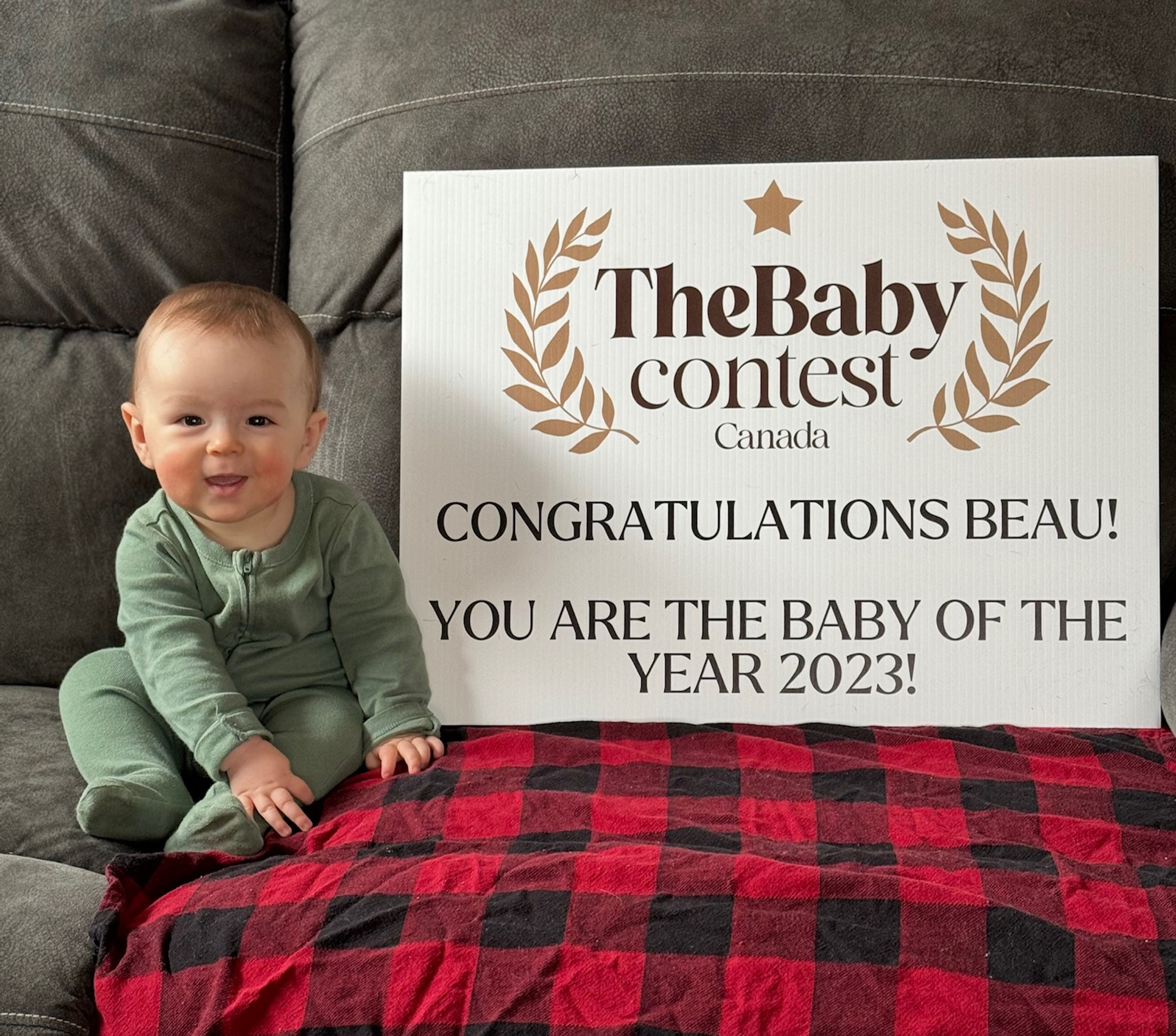 The Baby of The Year 2023 takes the spotlight! Beau featured in the News