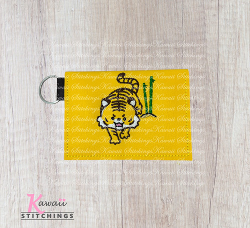 Wild Tiger Card Wallet | Kawaii Stitchings