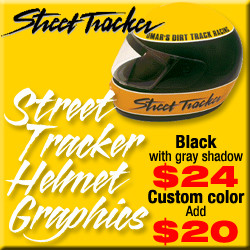 STREET TRACKER HELMET GRAPHIC | omarsfiberglass