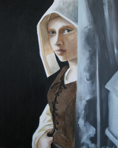 17th Century Dutch Girl, 20x16" | Studio 87 Art