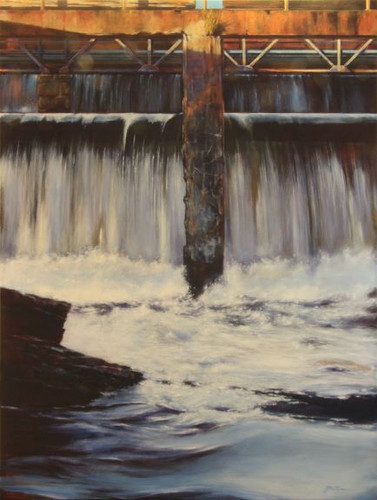 Dancing Falls- 48x36" | Studio 87 Art