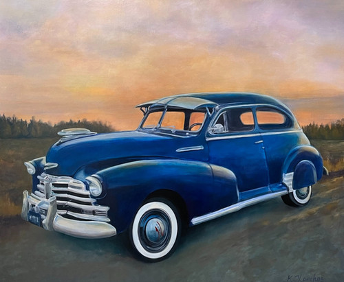 1940s Chevy Fleetline, 30H x 36W | Studio 87 Art