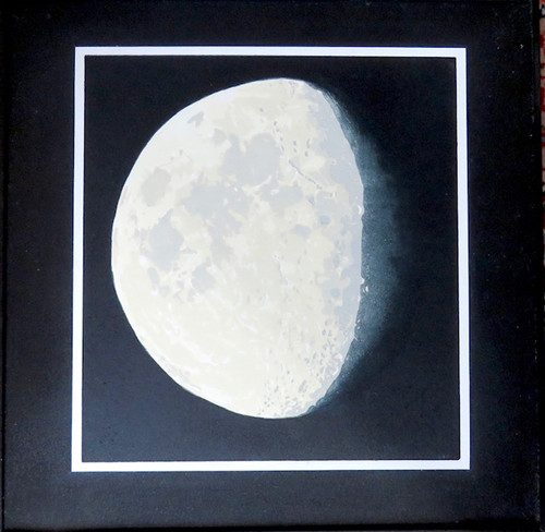 Waning Gibbous, 16x16" | Studio 87 Art