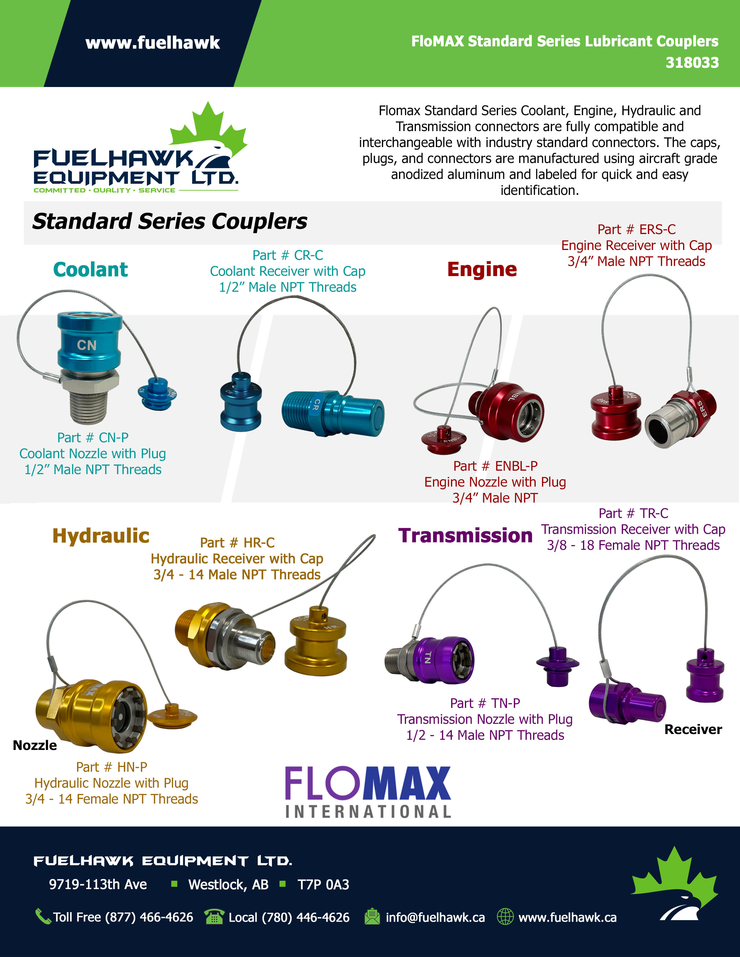 318033 - FloMAX Standard Couplings