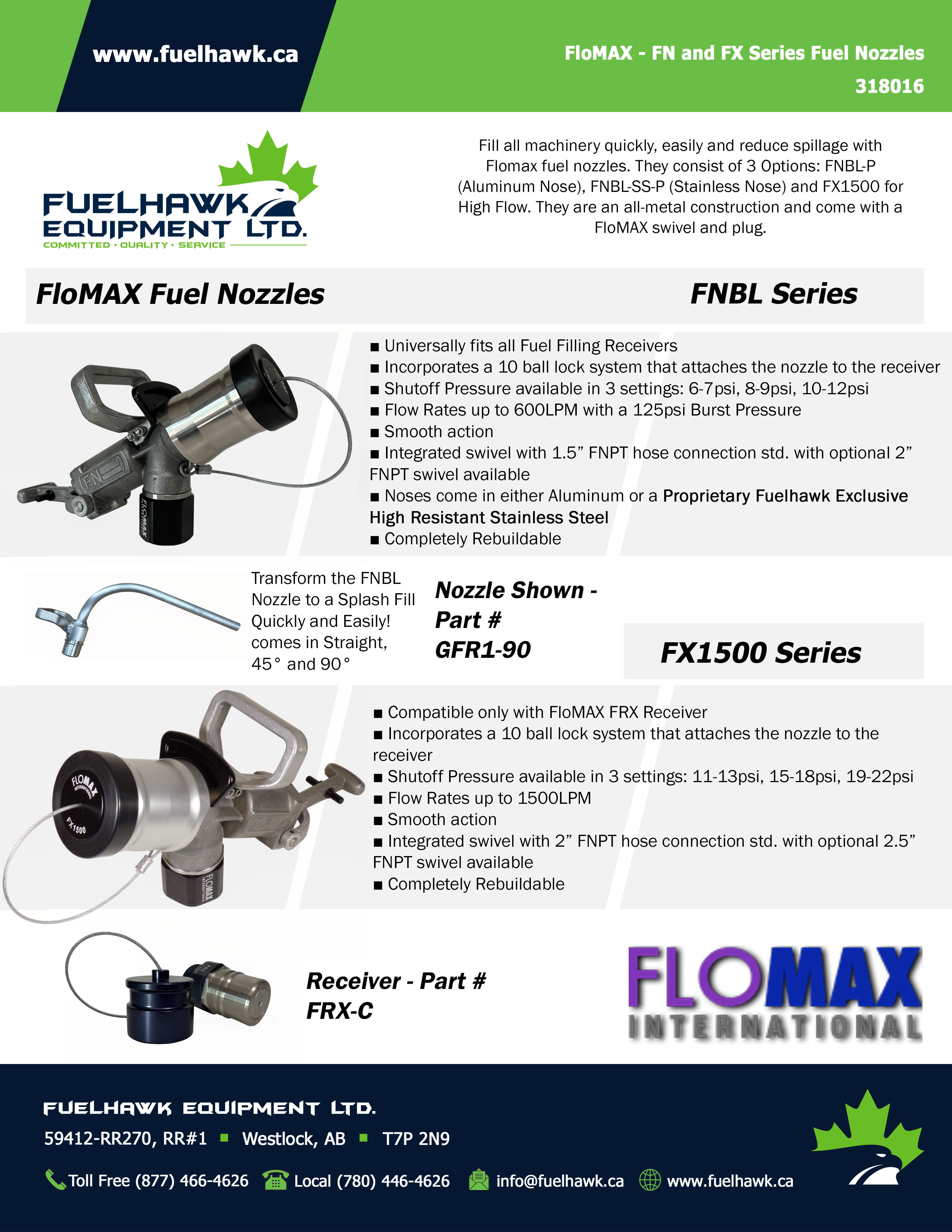 318016 - FloMAX FN & FX Fuel Nozzles