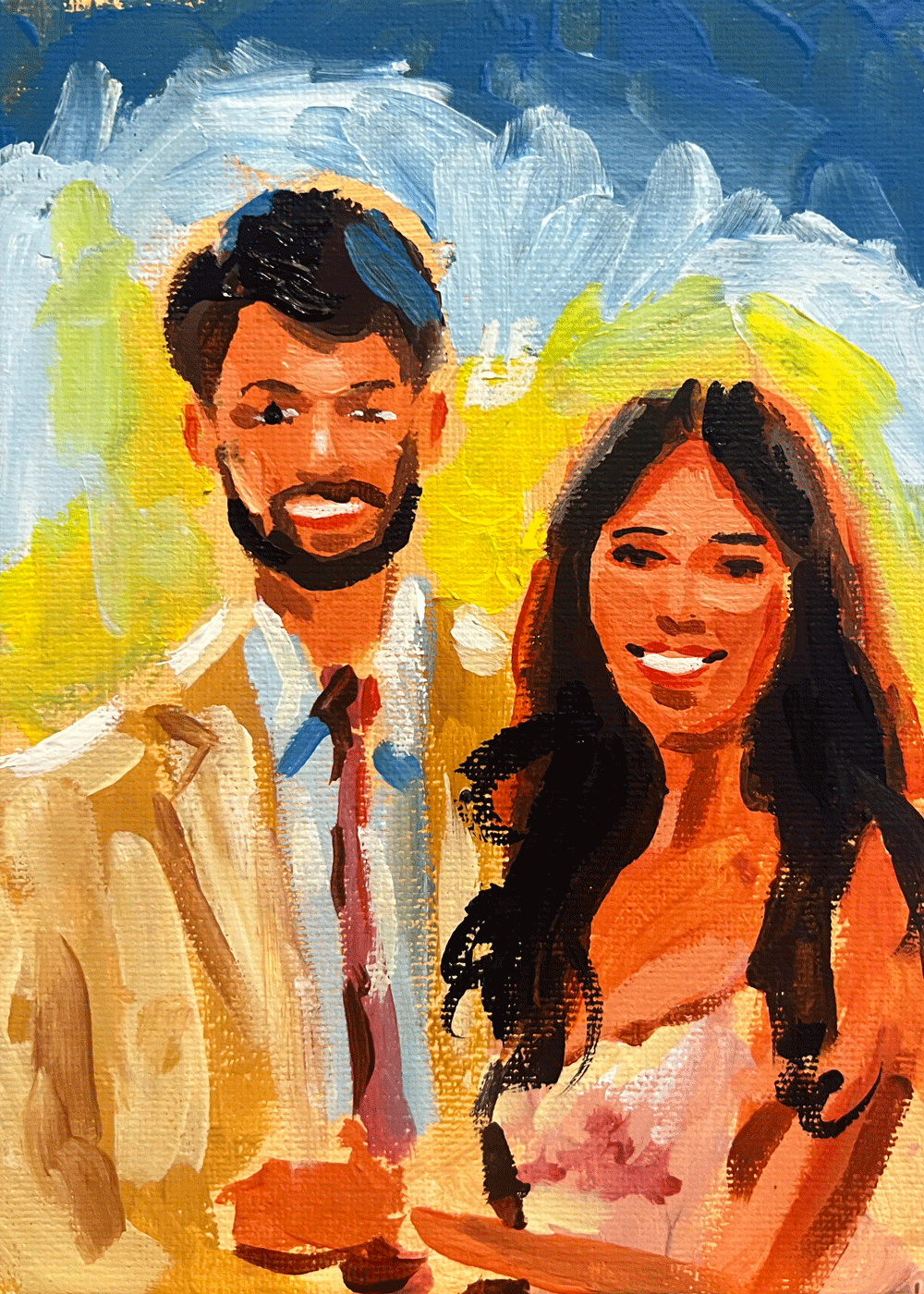 Introducing Live Guest Portraits on Canvas: A Unique Live Painting ...
