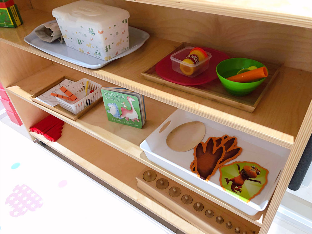 Montessori Dinosaur Activities for Toddlers