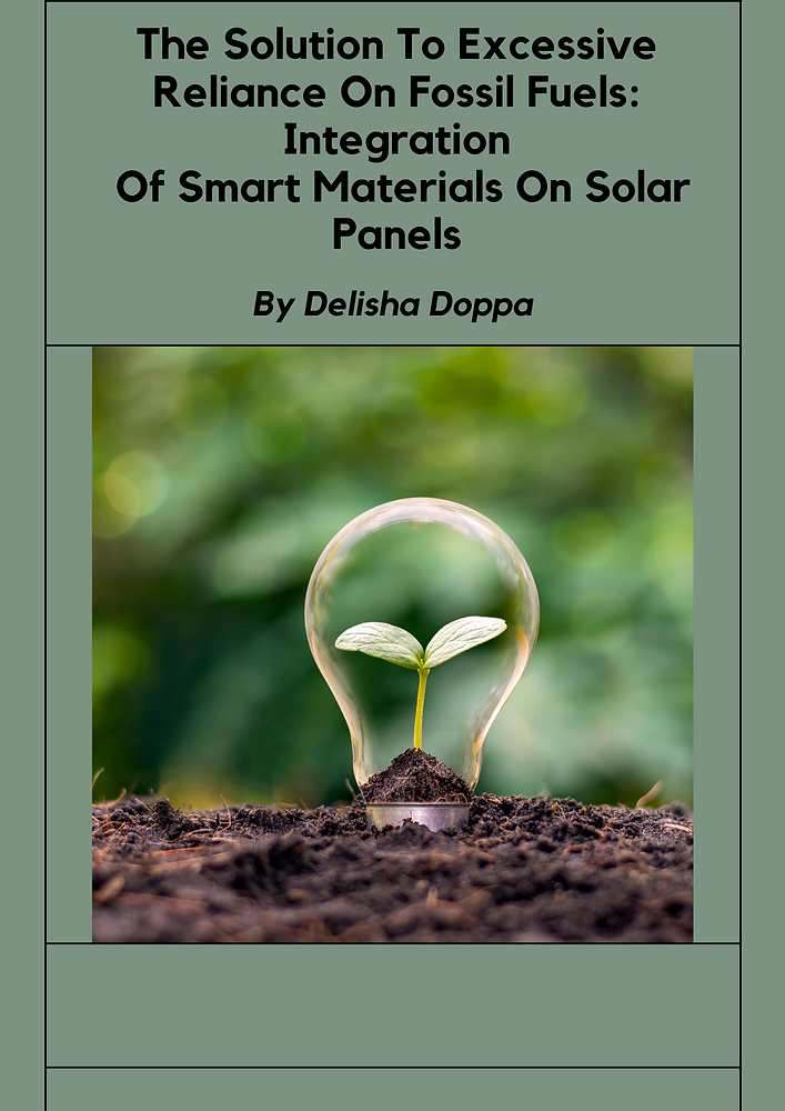 The Solution To Excessive Reliance On Fossil Fuels: Integration Of ...