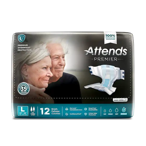 Unisex Adult Incontinence Brief Attends® Premier | Global Wave Mart