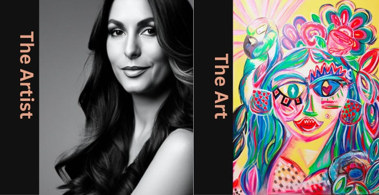 Paper Cucos | Original Watercolor and Canvas Tropical Art