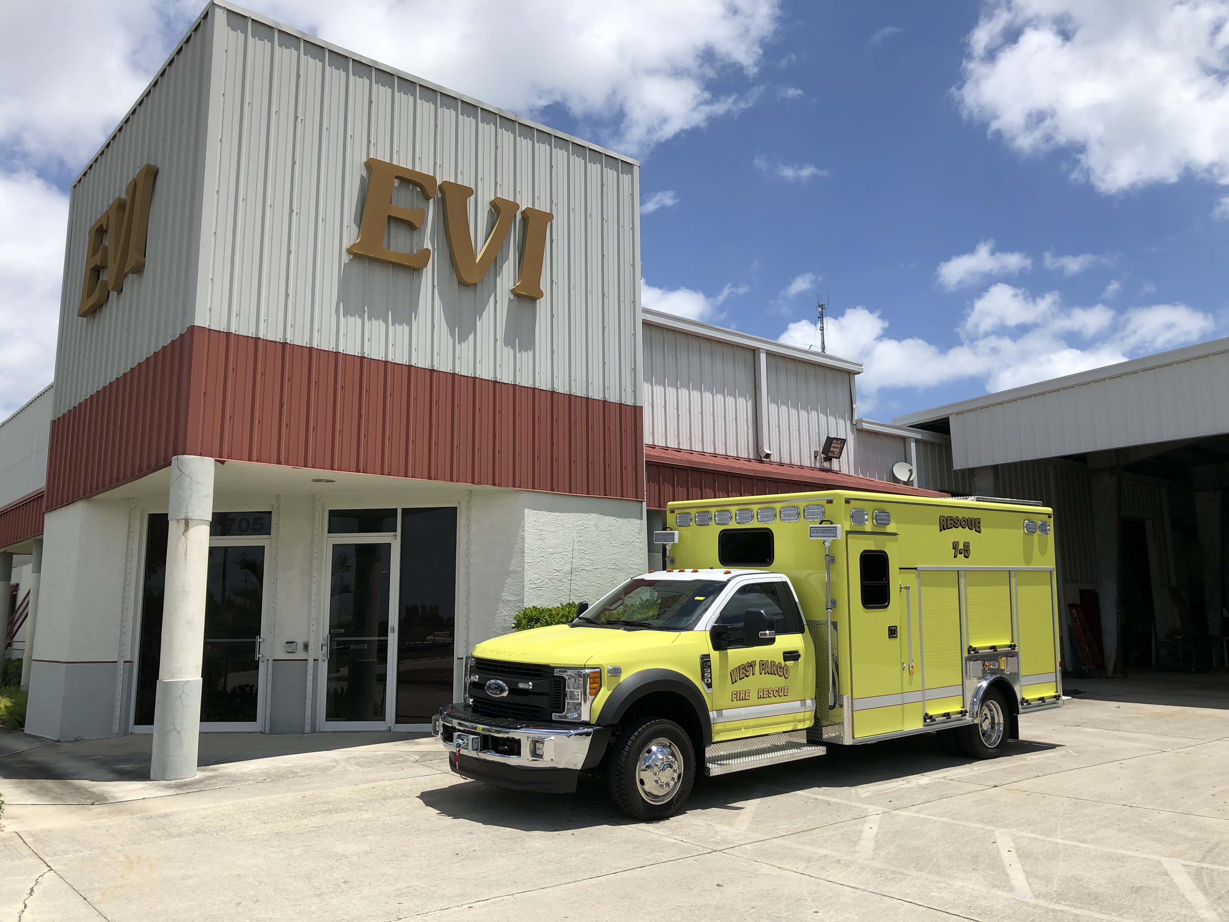 Crew Body Light Rescue Truck - West Fargo Fire Dept. | EVI