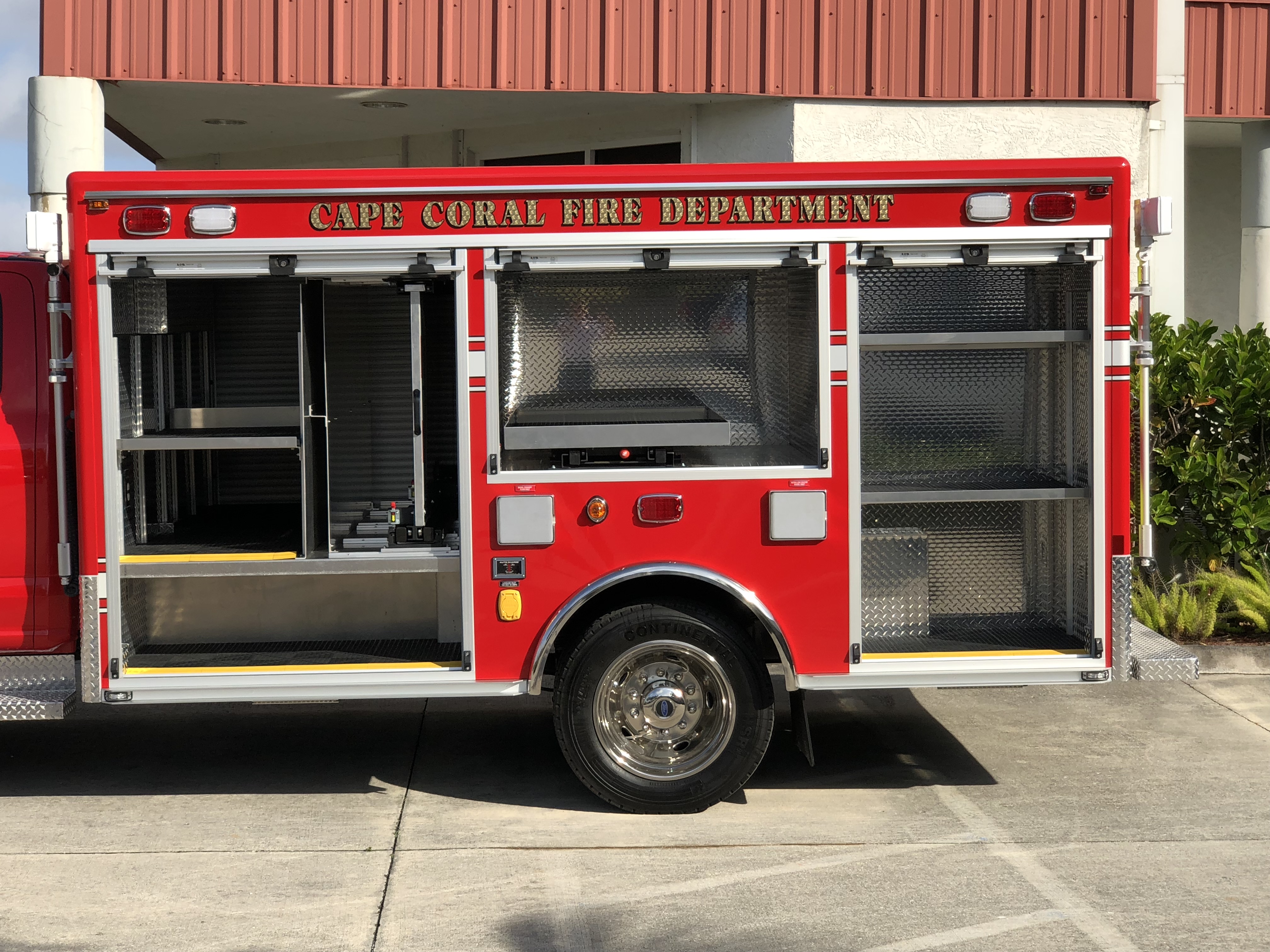 Light Duty Rescue Truck 12-Ft. - Cape Coral Fire | EVI Fire Trucks