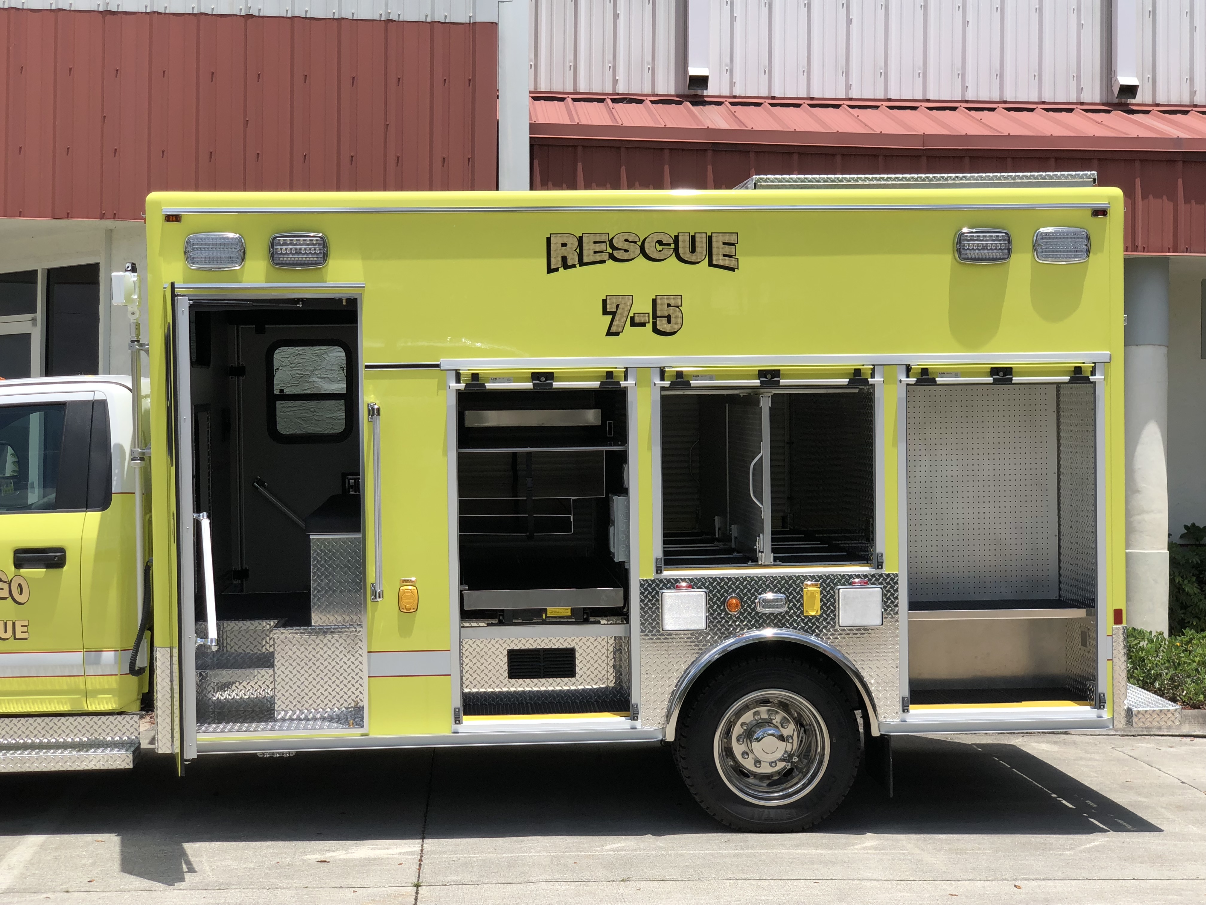 Crew Body Light Rescue Truck - West Fargo Fire Dept. | EVI