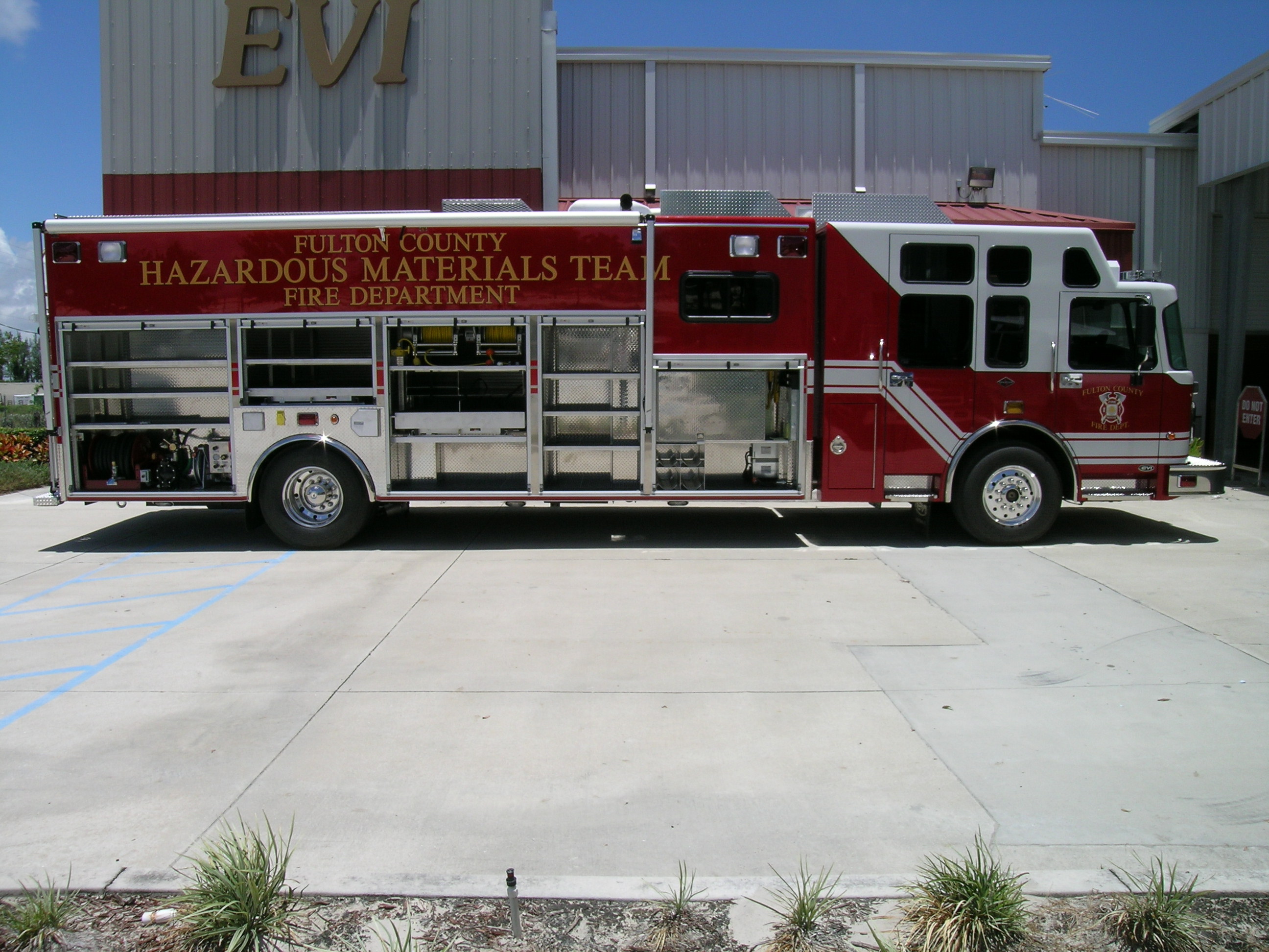 Hazmat Appratus - Fulton Co. Fire Dept. | EVI