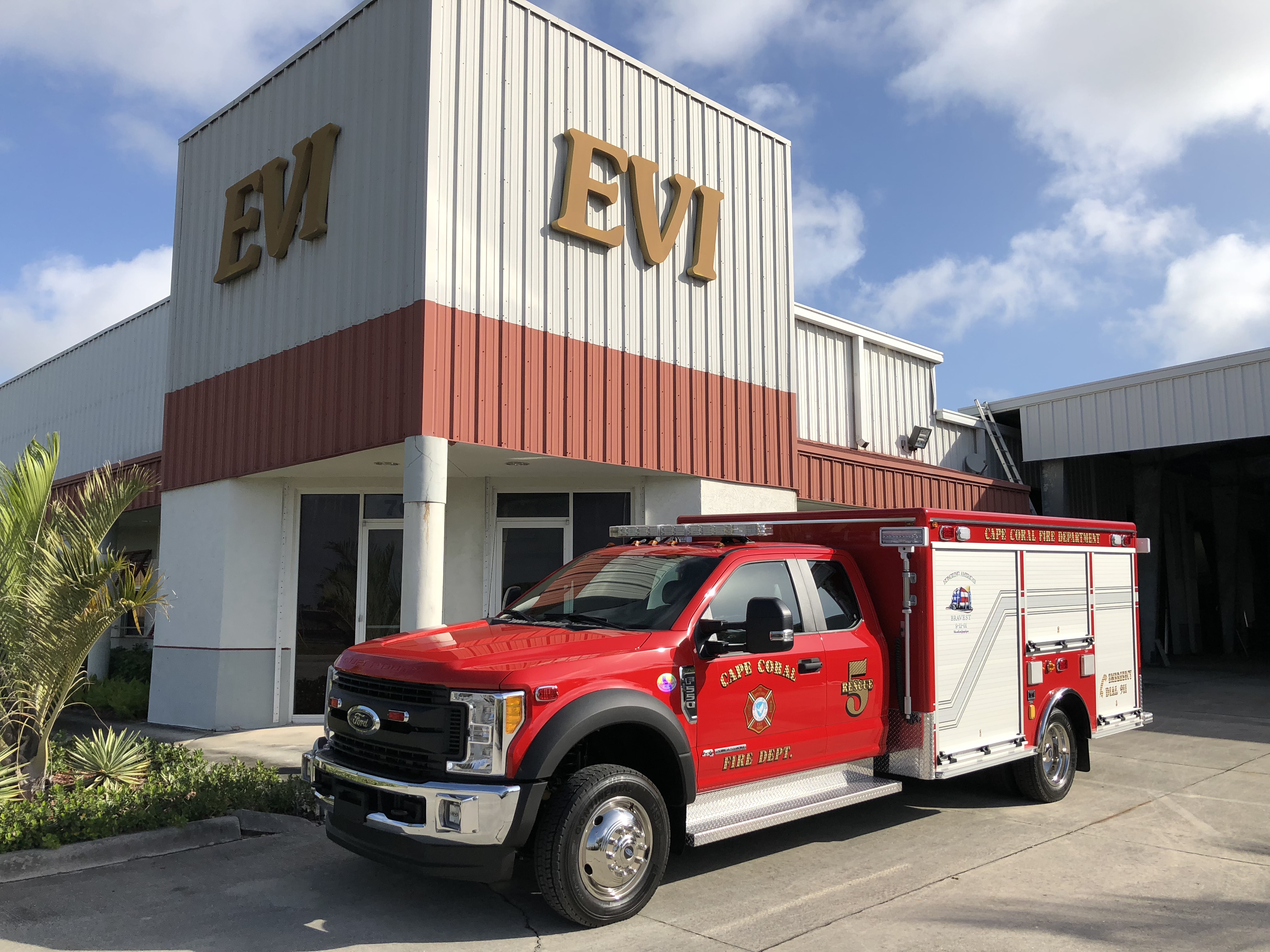 Light Duty Rescue Truck 12-Ft. - Cape Coral Fire | EVI Fire Trucks