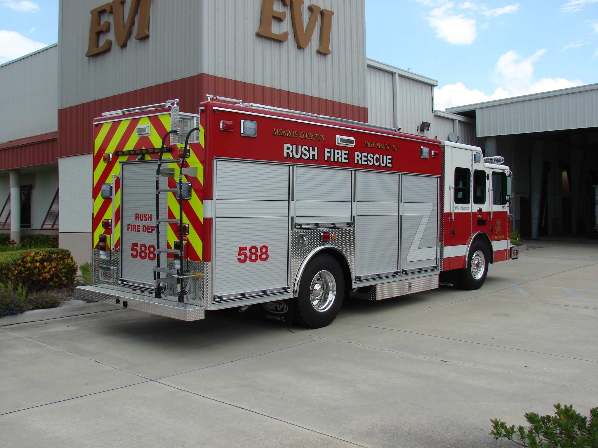 Custom Heavy Rescue Squad- Rush Fire Department | EVI