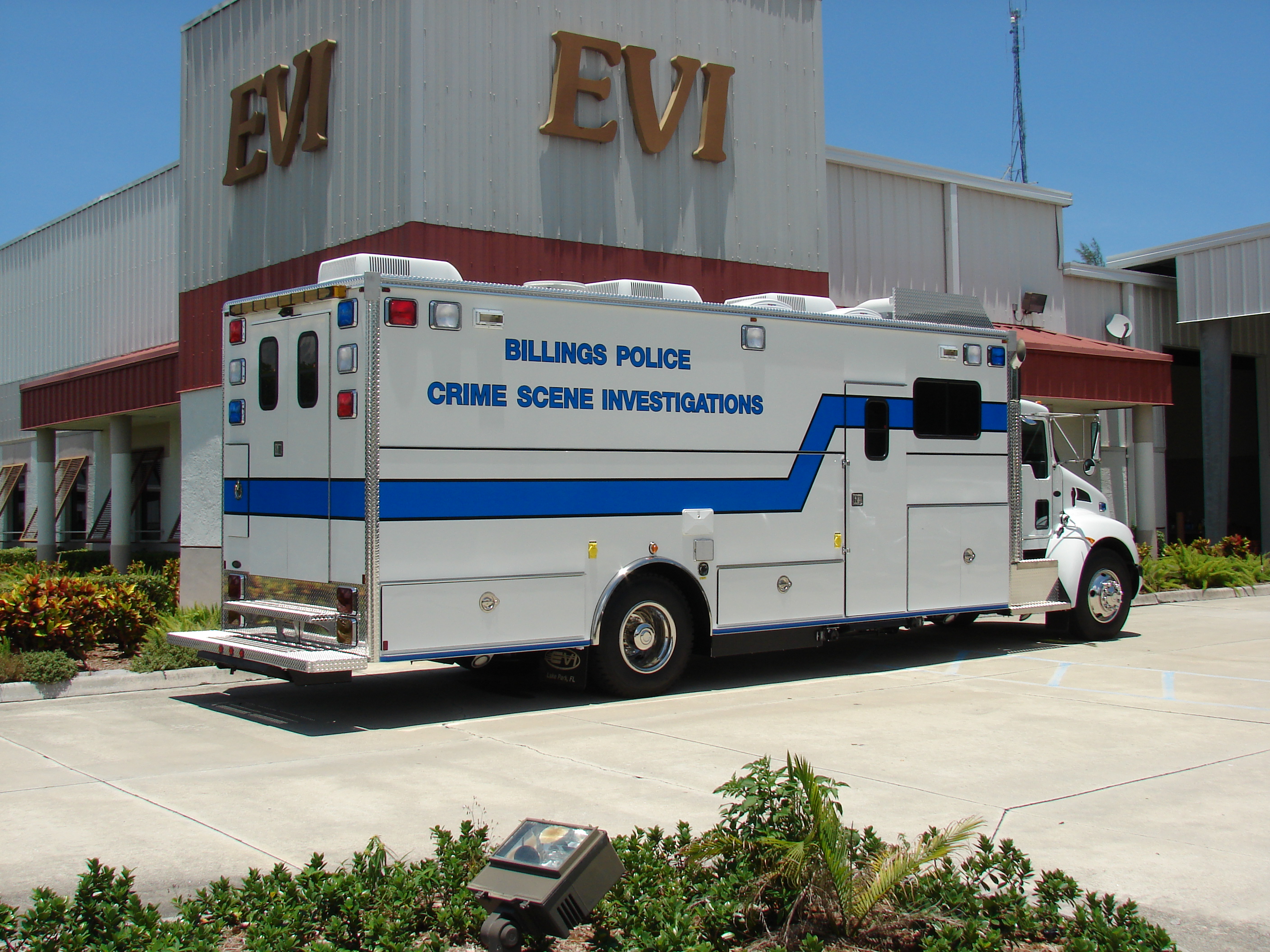 EVI Custom Crime Scene Units | Billings Police Department
