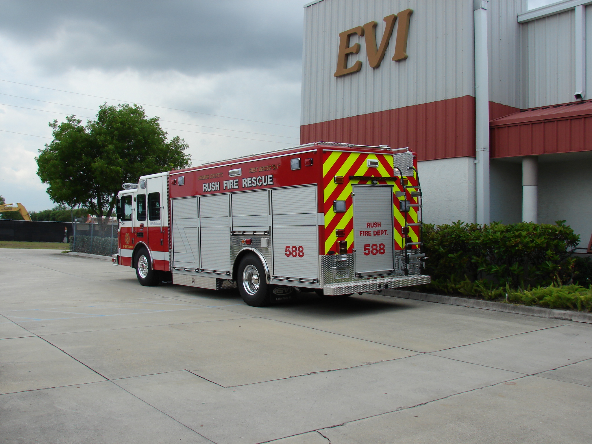 Custom Heavy Rescue Squad- Rush Fire Department | EVI