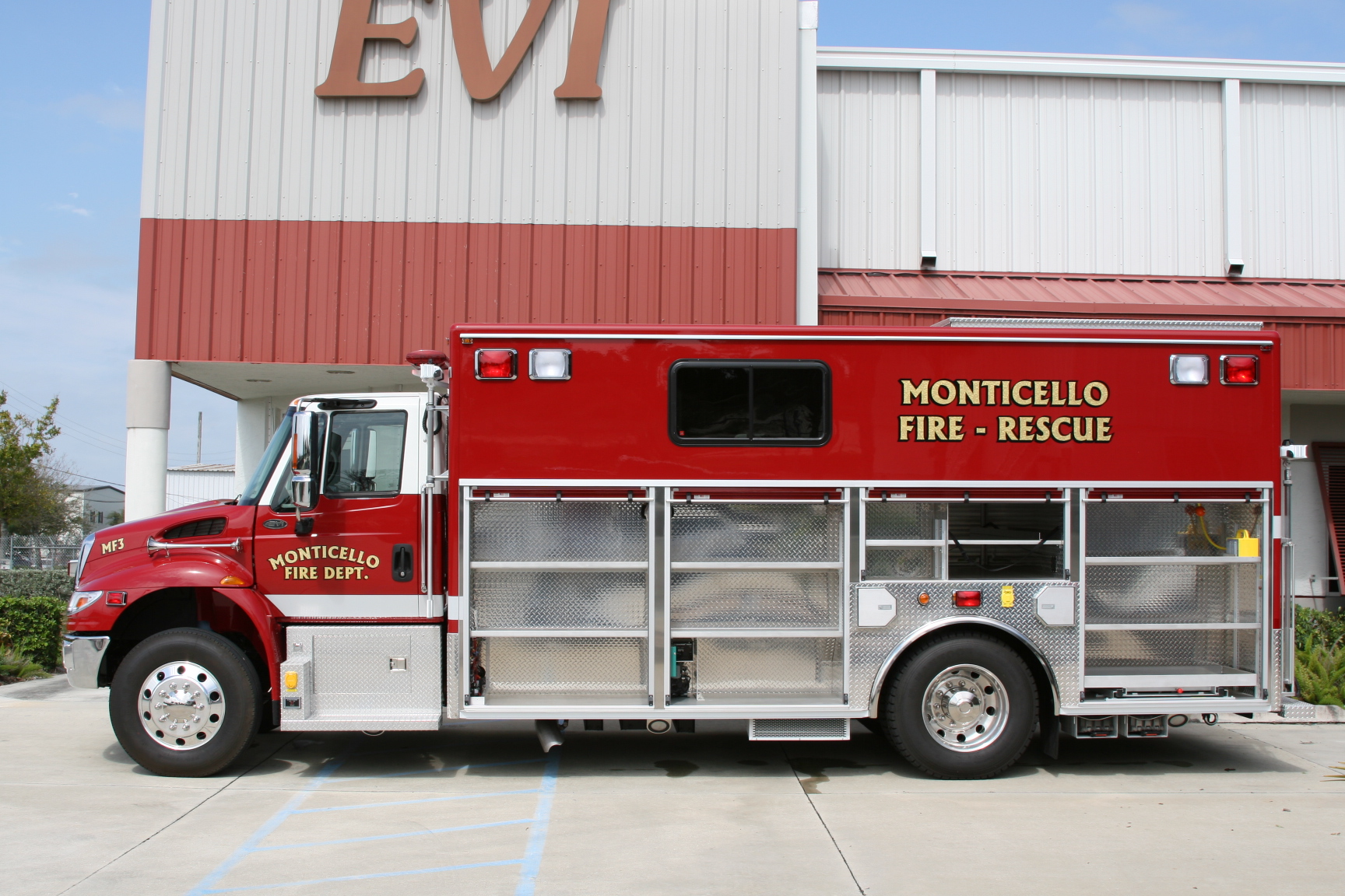 Crew Body Rescue Truck - Monticello Fire Dept. | EVI