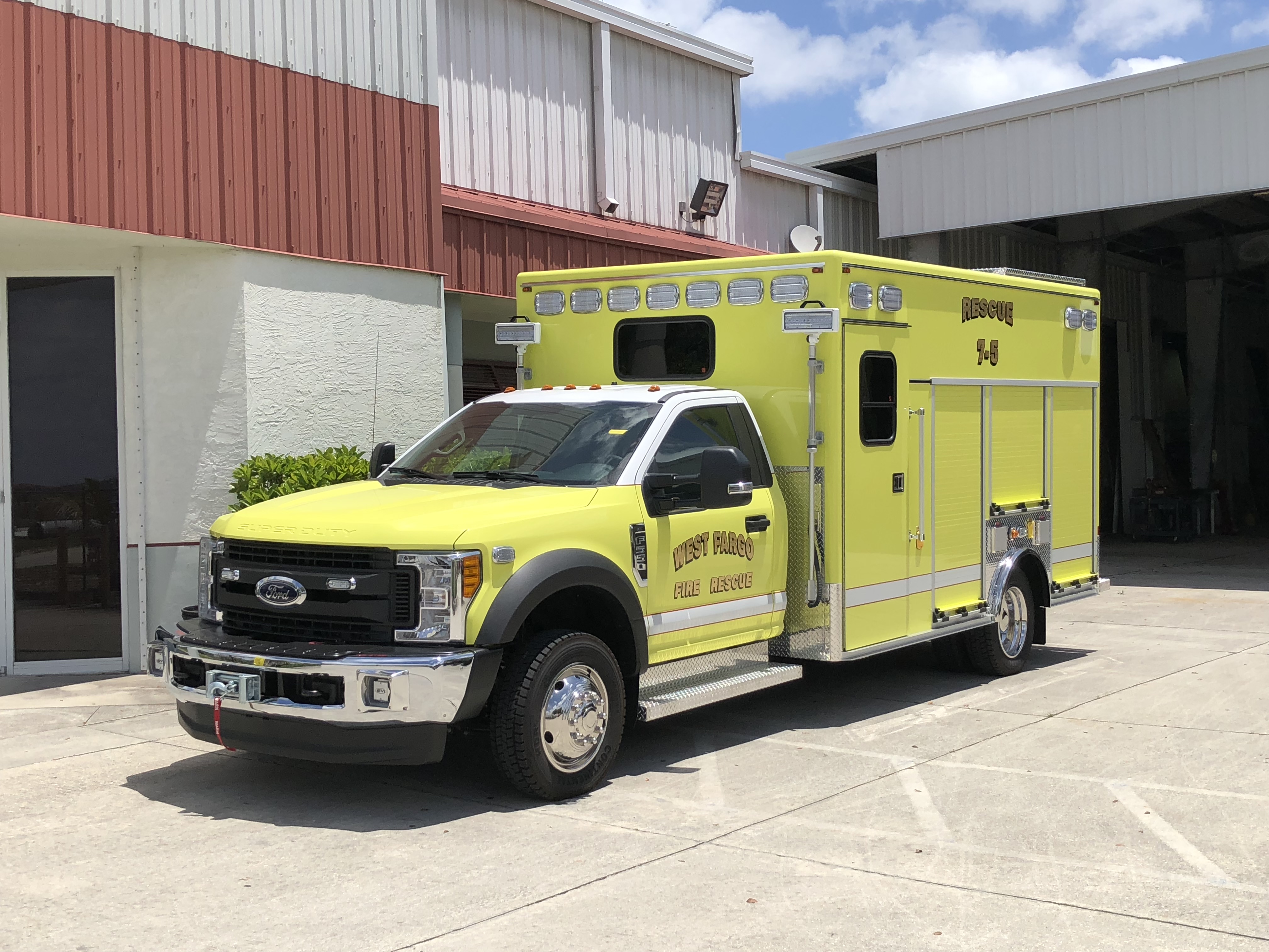 Crew Body Light Rescue Truck - West Fargo Fire Dept. | EVI