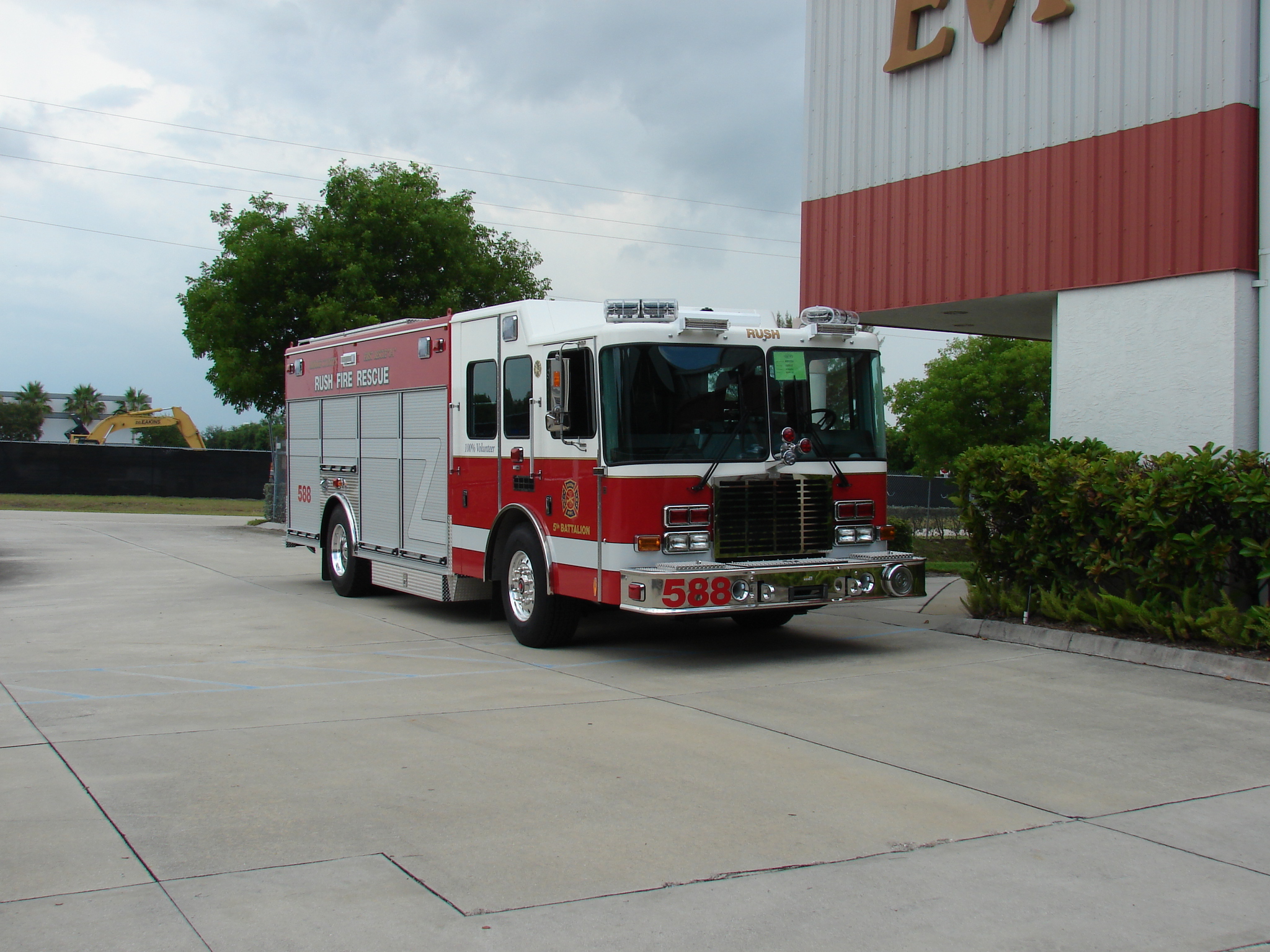 Custom Heavy Rescue Squad- Rush Fire Department | EVI