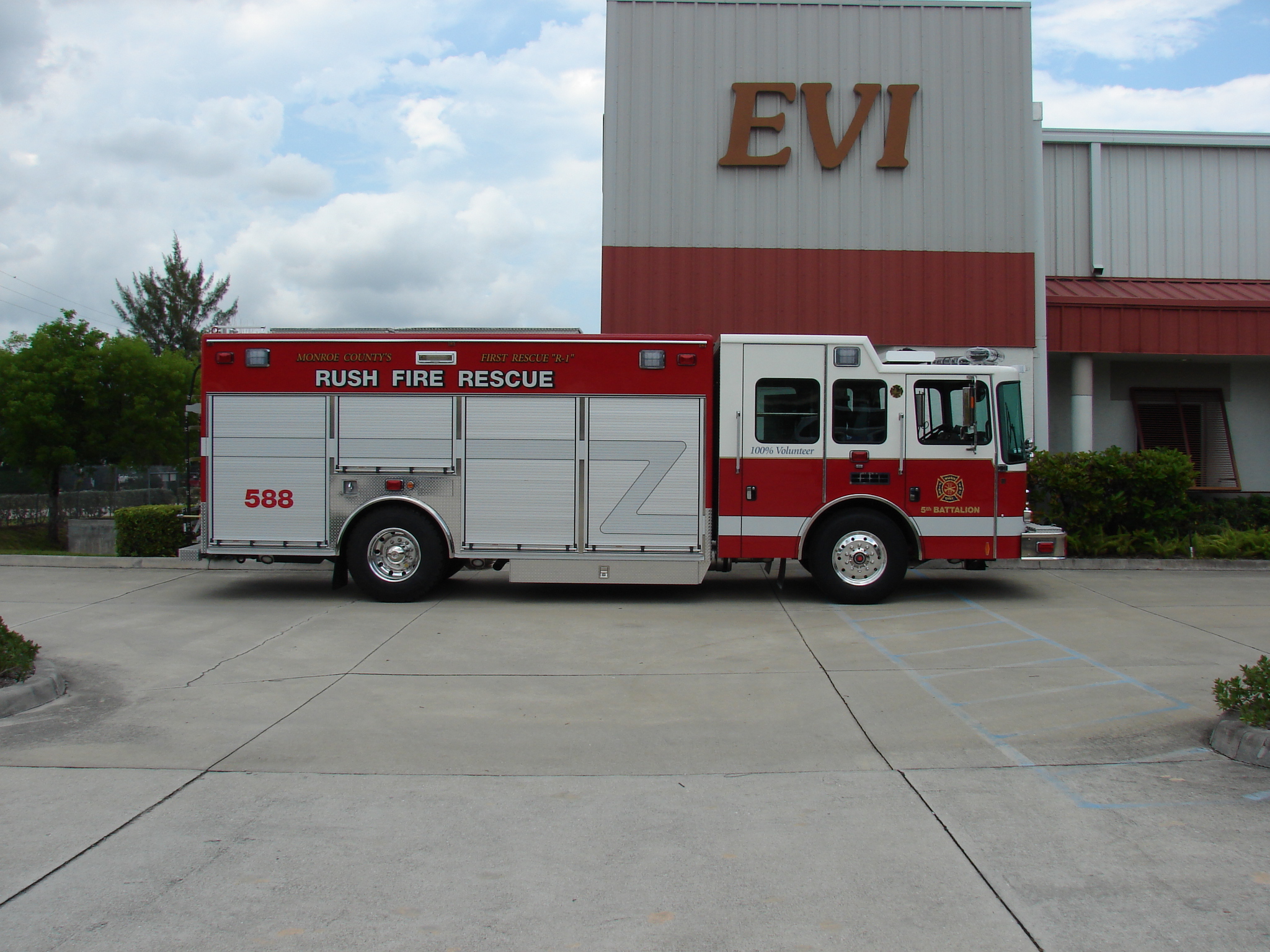 Custom Heavy Rescue Squad- Rush Fire Department | EVI