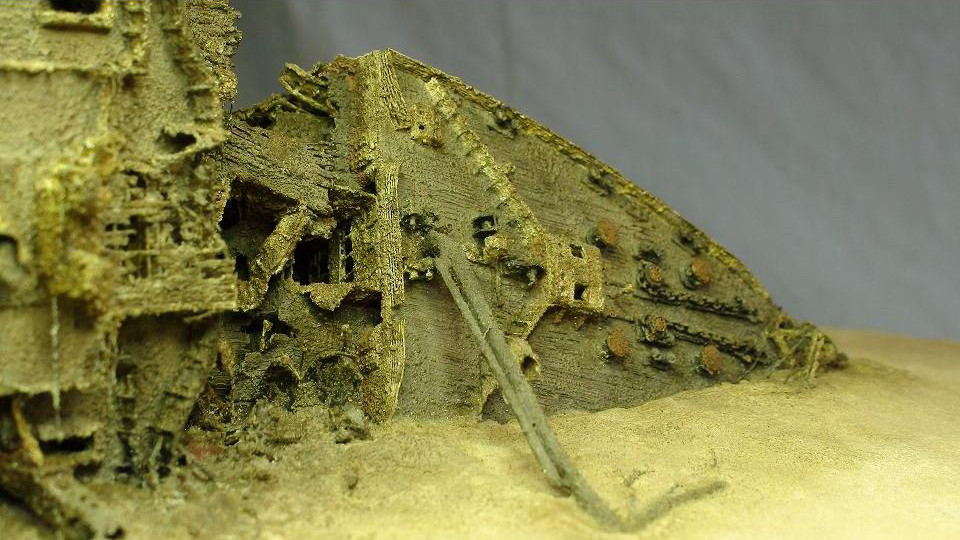 williambarney | Britannic Wreck Model