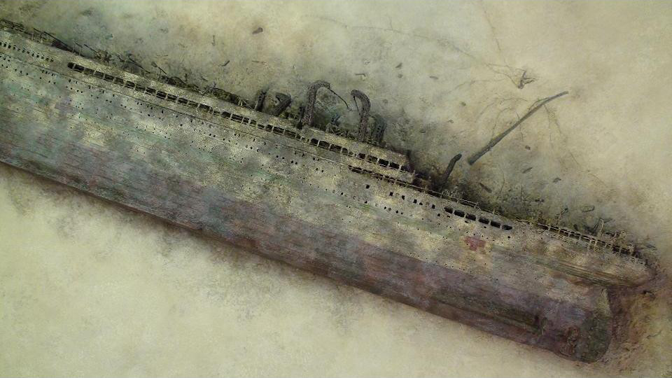 williambarney | Britannic Wreck Model