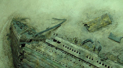 Britannic Wreck Model | williambarney