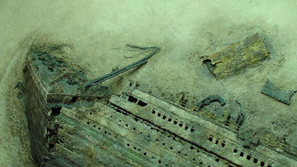 williambarney | Britannic Wreck Model