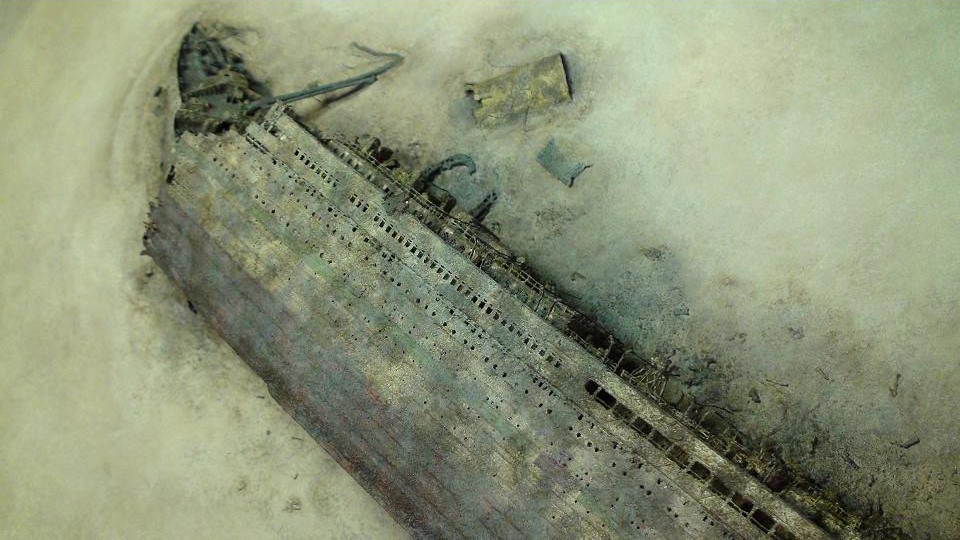 williambarney | Britannic Wreck Model