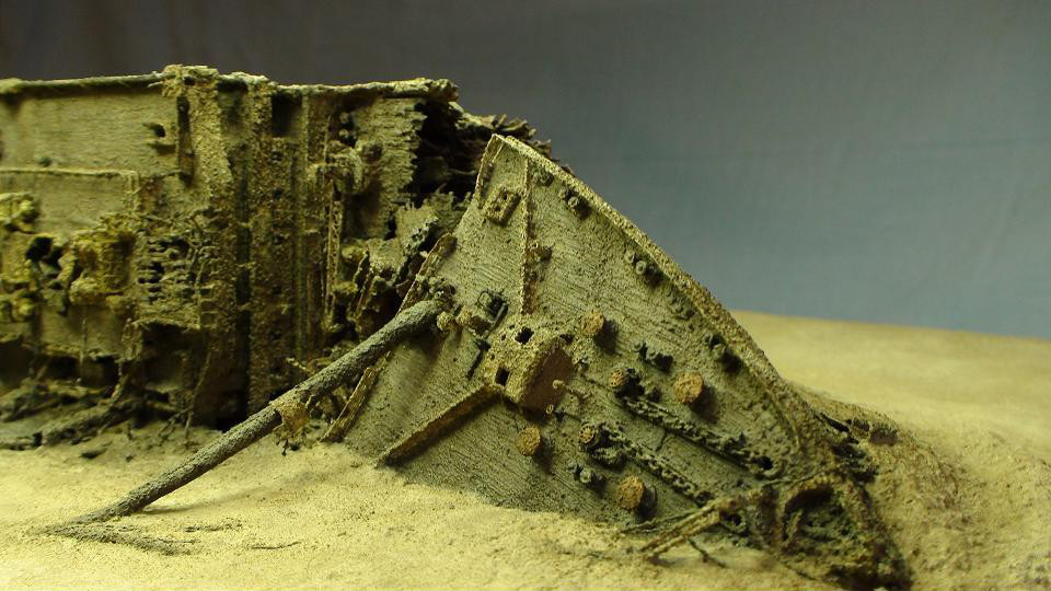 williambarney | Britannic Wreck Model