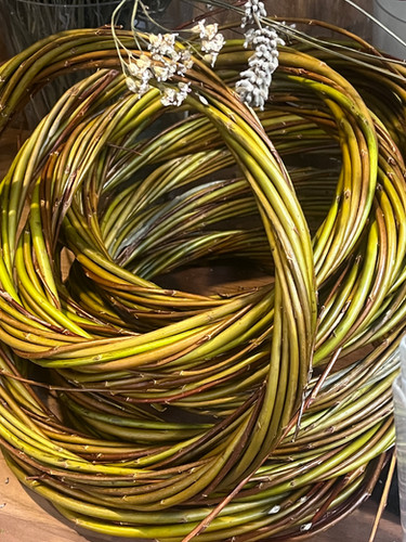 Wholesale Handmade Round Willow Wreath Base - 8" UK Grown | Birch Farm ...