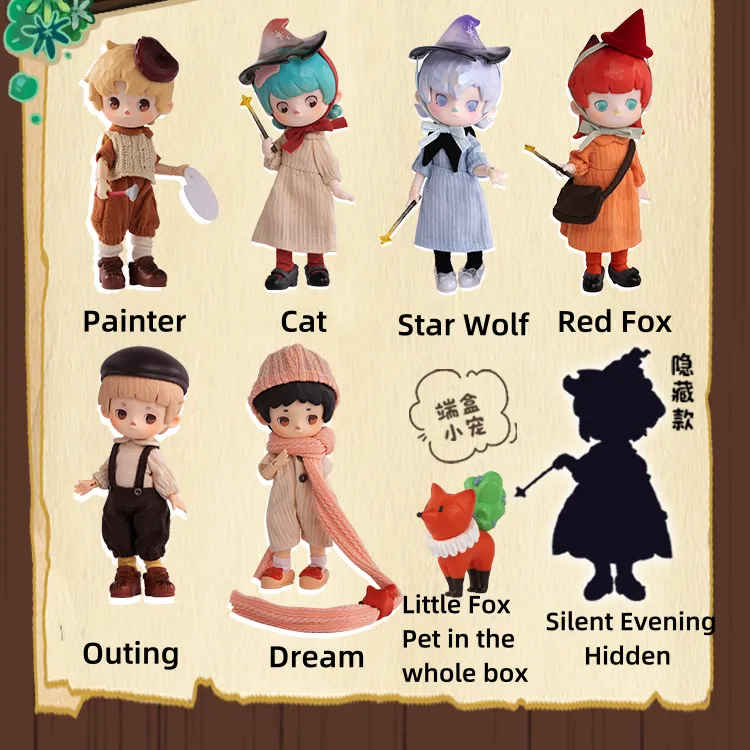 「Penny's Box」Little Painter And Little Witch Action Figure BJD Blind ...