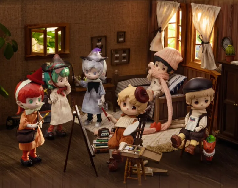 「Penny's Box」Little Painter And Little Witch Action Figure BJD Blind ...