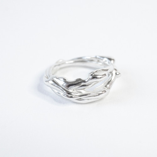 Flow unique Silver Ring | Jackie McMaster Jewellery