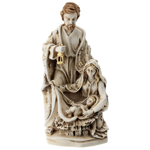 Sacred Family in resin with stars, 18 cm | Orthodox Online Shop