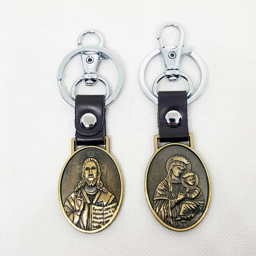 Religious key chain Jesus Christ and Virgin Mary | Orthodox Online Shop
