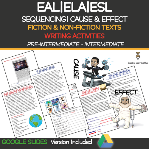 Sequencing|Cause & Effect: Passages|Activities|POWERPOINT(ESL Learners ...
