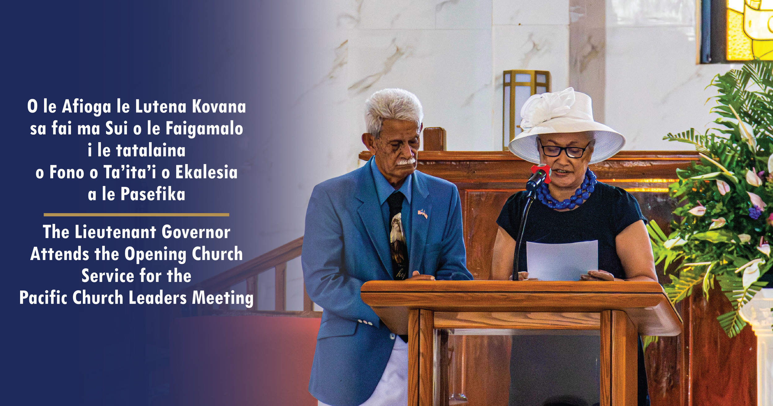 The Lieutenant Governor attends the Opening Church Service for the ...