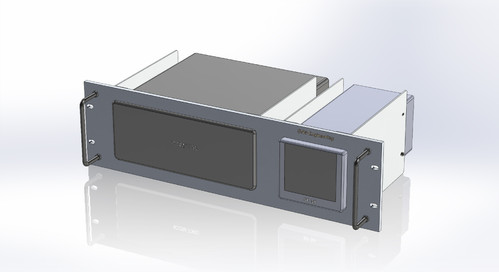 3U Panel for ICOM 7300/9700 and SP-38 Speaker | SNS Engineering