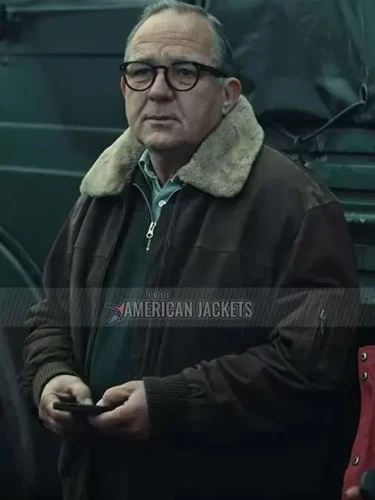 Rainer The Signal S01 Uwe Preuss Brown Cotton Jacket | Celebs Outfits