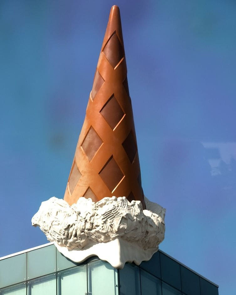 Dropped Cone: Claes Oldenburg