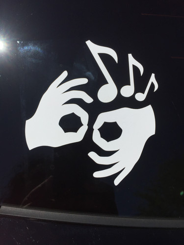 MUSICAL INTERPRETING WINDOW DECAL | The CEU Café