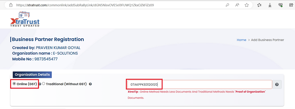 How to Create and complete Xtra Trust Partner Login KYC | Partner Login