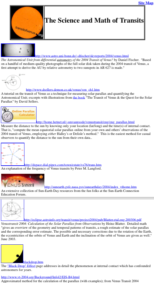Transit of Venus | nightwise