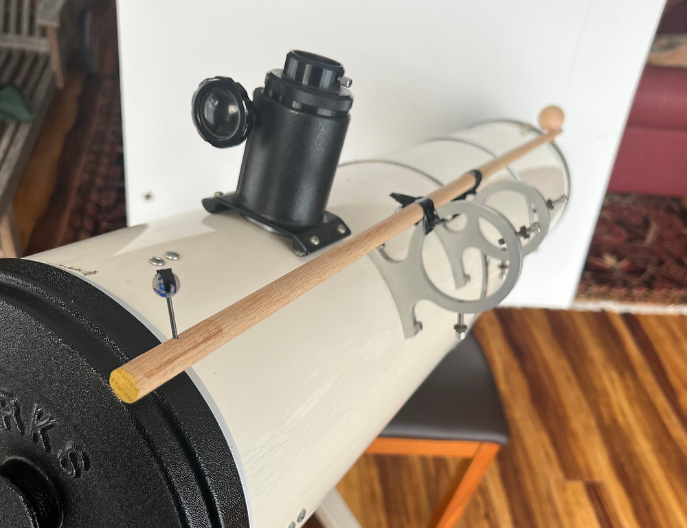Eclipse Demo: Moon-Earth Model on Telescope